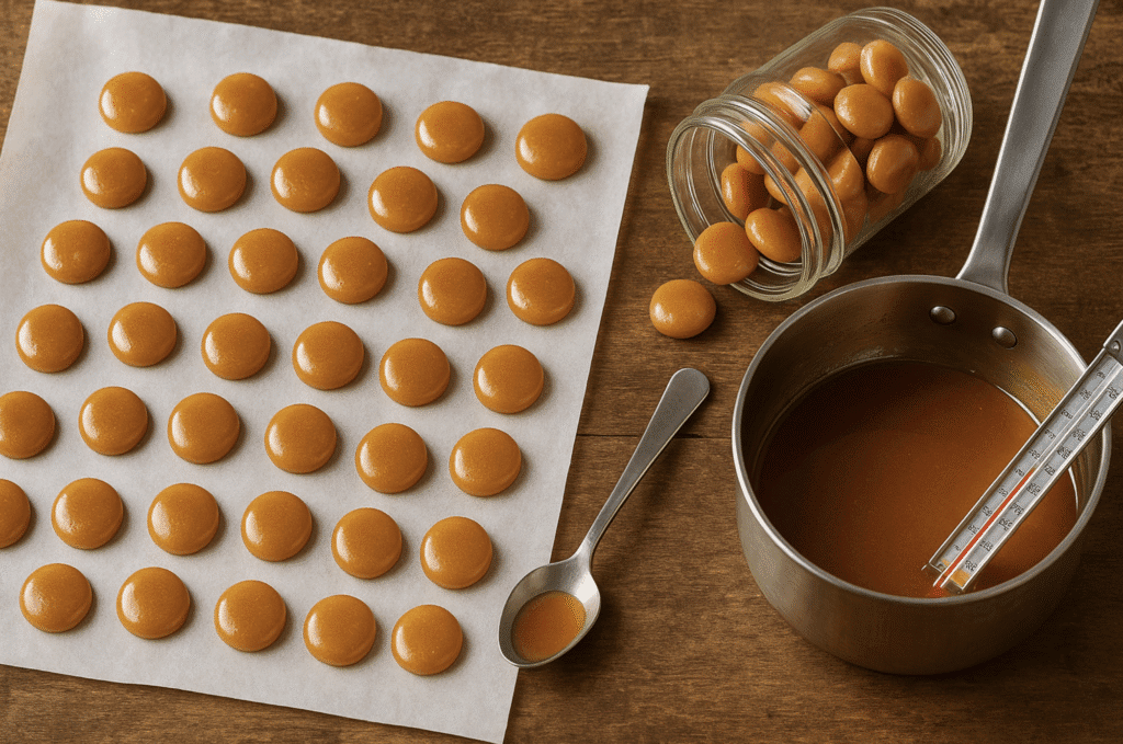 Homemade Butterscotch Drops Recipe - Mrs. Penguin