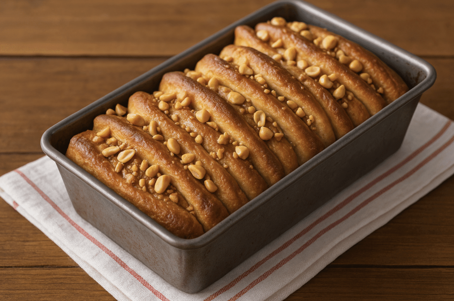 Peanut Crunch Pull-Apart Bread: Fluffy, Crunchy & Totally Irresistible ...